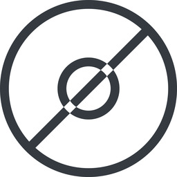 Dot icon by Friconix (fi-cnpuhl-dot) line,normal,circle,horizontal,mirror,prohibited,dot,round