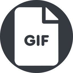 File gif solid icon by Friconix (fi-cnsuxl-file-gif-solid) normal,solid ...