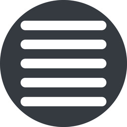 Justify align wide icon by Friconix (fi-cwsuxl-justify-align-wide) wide,solid,circle,menu,burger ...