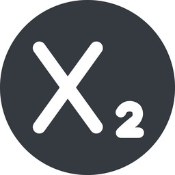 Subscript wide icon by Friconix (fi-cwsuxl-subscript-wide) wide,solid,circle,text,editor ...