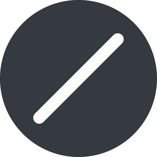 Slash wide icon by Friconix (fi-cwsuxl-slash-wide) up,wide,solid,circle ...