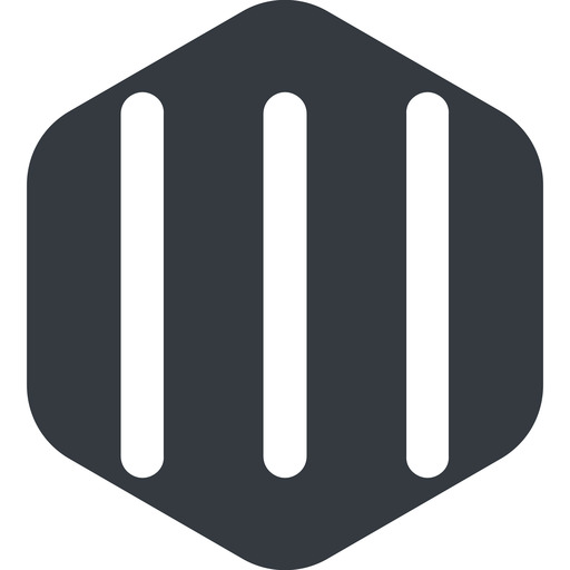 Three bars wide icon by Friconix (fi-hwsrxl-three-bars-wide) right,wide ...