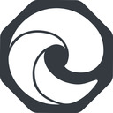 Microsoft edge icon by Friconix (fi-onsuxl-microsoft-edge) normal,solid,octagon,logo,brand ...