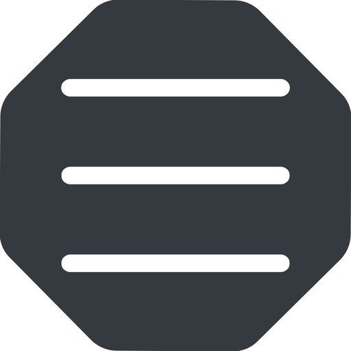 Three bars icon by Friconix (fi-onsuxl-three-bars) up,normal,solid,octagon,three,menu,collapse ...