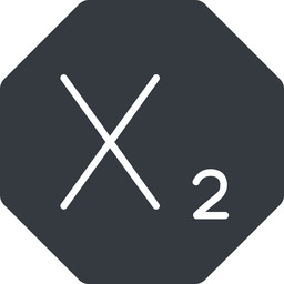 Subscript thin icon by Friconix (fi-otsuxl-subscript-thin) thin,solid,octagon,text,editor ...