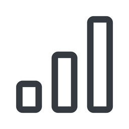 Signal icon by Friconix (fi-xnluxl-signal) line,normal,statistics ...
