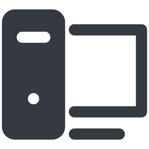 Computer desktop solid icon by Friconix (fi-xnsuhl-computer-desktop ...