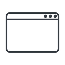 Window thin icon by Friconix (fi-xtluxl-window-thin) thin,line,window,application,interface ...