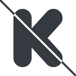 Kickstarter icon by Friconix (fi-xtpuxl-kickstarter) thin,line,logo,brand,social,network,letter ...
