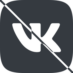 Vkontakte icon by Friconix (fi-xtpuxl-vkontakte) thin,line,logo,brand,social,network,prohibited ...