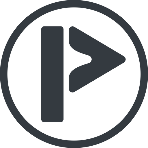 Picarto icon by Friconix (fi-cnluxl-picarto) line,normal,circle,brand,video,letter,art,p ...