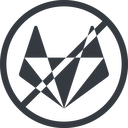 Gitlab alt solid icon by Friconix (fi-cnpuhl-gitlab-alt-solid) line,normal,solid,circle,brand ...