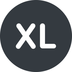 Extra large icon by Friconix (fi-cnsuxl-extra-large) normal,solid,circle,extra,size,large,xl ...