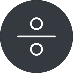 Division thin icon by Friconix (fi-ctsuxl-division-thin) thin,solid ...