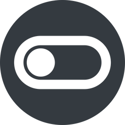 Switch wide icon by Friconix (fi-cwsuxl-switch-wide) up,wide,solid,circle,setting,apple,on,off ...