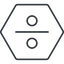 Division thin icon by Friconix (fi-htluxl-division-thin) thin,line ...