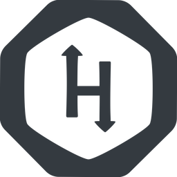 Hackerrank icon by Friconix (fi-onsuxl-hackerrank) up,normal,solid,octagon,logo,brand ...