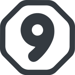 Six wide icon by Friconix (fi-owldxl-six-wide) line,down,wide,octagon ...