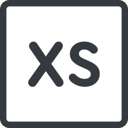 Extra small icon by Friconix (fi-snluxl-extra-small) line,normal,square,extra,small,xs,size ...