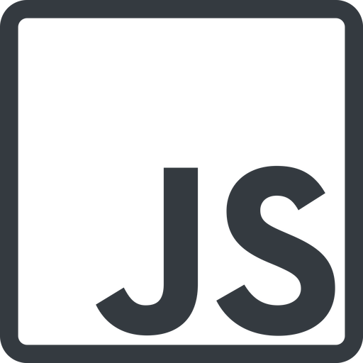 Js icon by Friconix (fi-snluxl-js) line,normal,square,logo,javascript,js