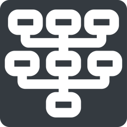 Data structure wide icon by Friconix (fi-snsdxl-data-structure-wide) down,normal,solid,square ...