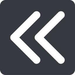 Double chevron solid icon by Friconix (fi-snslxl-double-chevron-solid) left,normal,solid,square ...