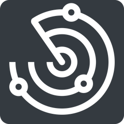 Radar icon by Friconix (fi-snslxl-radar) left,normal,solid,square,gps,place,radar,localisation,sonar
