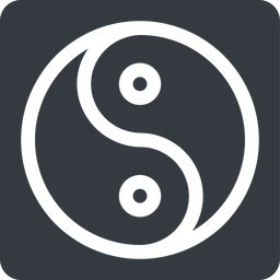 Yin yang icon by Friconix (fi-snsuhl-yin-yang) normal,solid,square ...