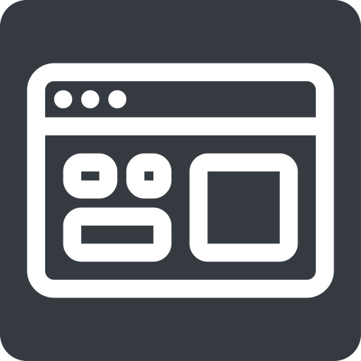 Gui icon by Friconix (fi-snsuhl-gui) normal,solid,square,horizontal ...