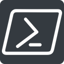 Powershell icon by Friconix (fi-snsuxl-powershell) normal,solid,square,microsoft,powershell ...