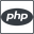 Php logo icon by Friconix (fi-stluxl-php-logo) thin,line,solid,square,logo,brand,php,hypertext ...