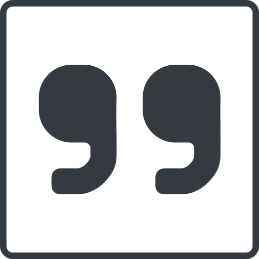 Quote solid icon by Friconix (fi-stluxl-quote-solid) thin,line,up ...