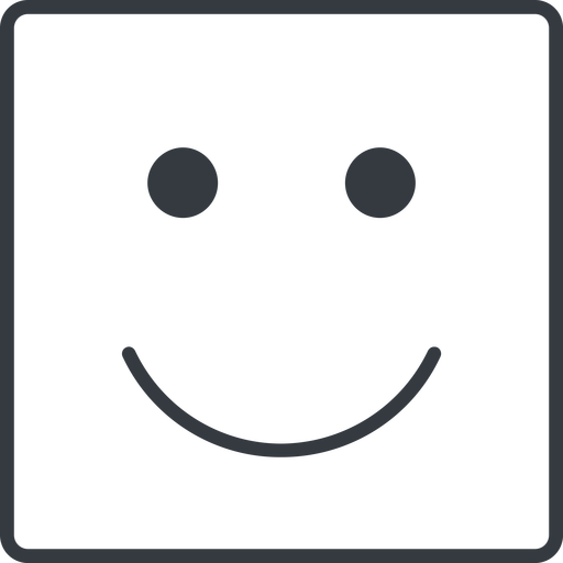 Smiley happy thin icon by Friconix (fi-stluxl-smiley-happy-thin) thin ...