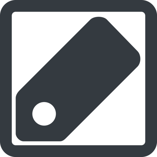 Label solid icon by Friconix (fi-swldxl-label-solid) line,down,wide ...
