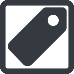 Label solid icon by Friconix (fi-swluxl-label-solid) line,up,wide ...