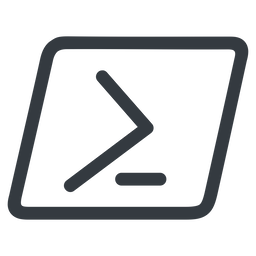 Powershell icon by Friconix (fi-xnluxl-powershell) line,normal,microsoft,powershell,shell,bash ...