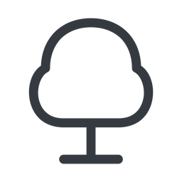 Tree icon by Friconix (fi-xnluxl-tree) line,normal,tree,forest