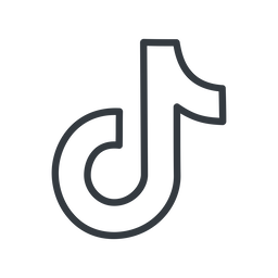 Tiktok thin icon by Friconix (fi-xtluxl-tiktok-thin) thin,line,brand,social,network,tiktok,tik ...