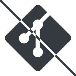 Git logo icon by Friconix (fi-xtpuxl-git-logo) thin,line,logo,brand,prohibited,repo,git ...