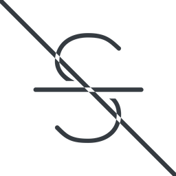 Strikethrough thin icon by Friconix (fi-xtpuxl-strikethrough-thin) thin,line,prohibited,text ...