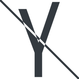 Yandex icon by Friconix (fi-xtpuxl-yandex) thin,line,logo,brand,search,engine,prohibited,yandex,y