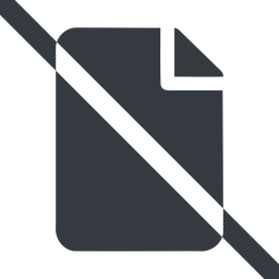 File solid icon by Friconix (fi-xwpuxl-file-solid) line,up,wide,prohibited,file,file-solid,document